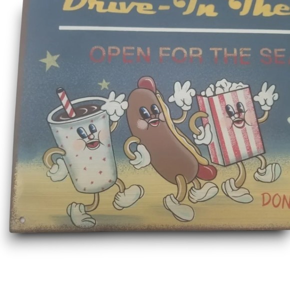 Unbranded | Wall Decor | Blue Moon Light Drive In Theatre Snack Center ...